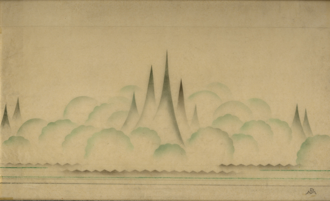 Massen, Landscape with Trees